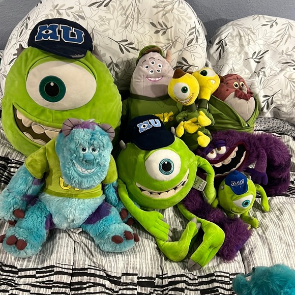Toys | Disney Pixar Monsters Inc Plushies | Poshmark